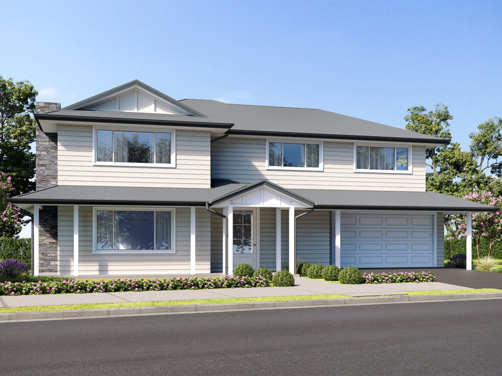 Modern Double Storey House Designs & Plans